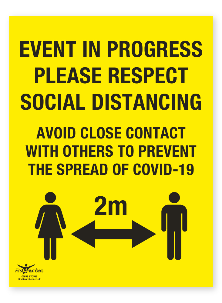 Social Distancing | www.first4numbers.co.uk